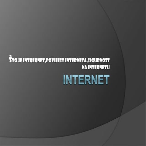 216 što je internet | PPTX