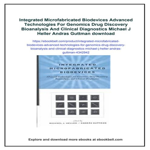 Integrated Microfabricated Biodevices Advanced Technologies For ...