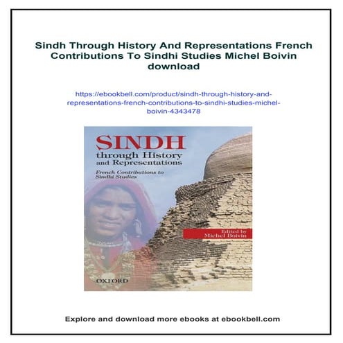 Sindh Through History And Representations French Contributions To ...