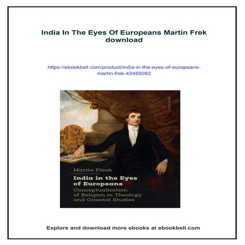 India In The Eyes Of Europeans Martin Frek | PDF