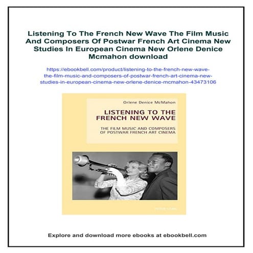 Listening To The French New Wave The Film Music And Composers Of ...