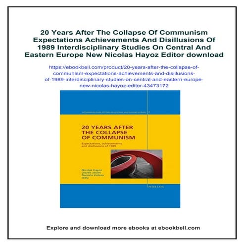 20 Years After The Collapse Of Communism Expectations Achievements And ...