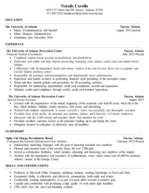 Dalton Dowdy Current Resume | DOCX | Business | Business and Finance