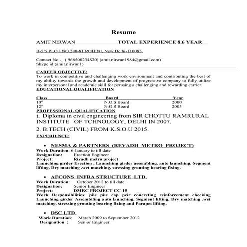 rajesh Resume | DOC