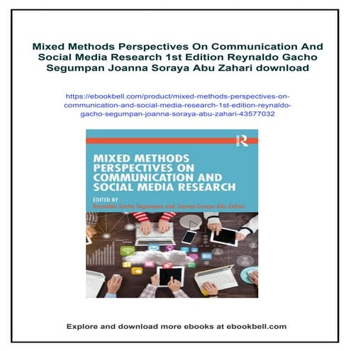 Mixed Methods Perspectives On Communication And Social Media Research ...