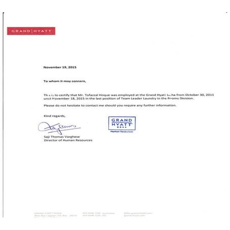 employment certificate | PDF