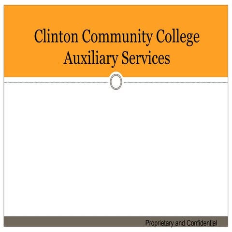 Auxiliary Services Presentation | PPTX