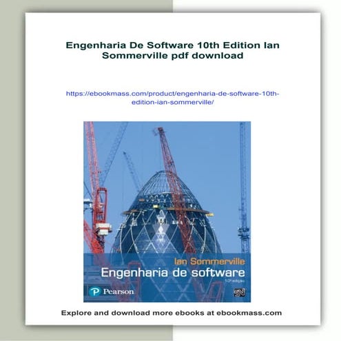 Engenharia De Software 10th Edition Ian Sommerville | PDF