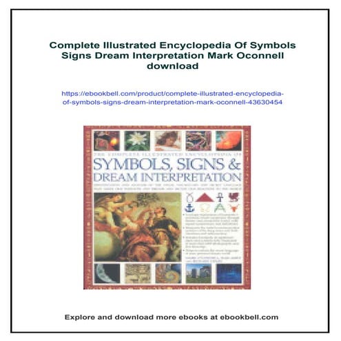Complete Illustrated Encyclopedia Of Symbols Signs Dream Interpretation ...