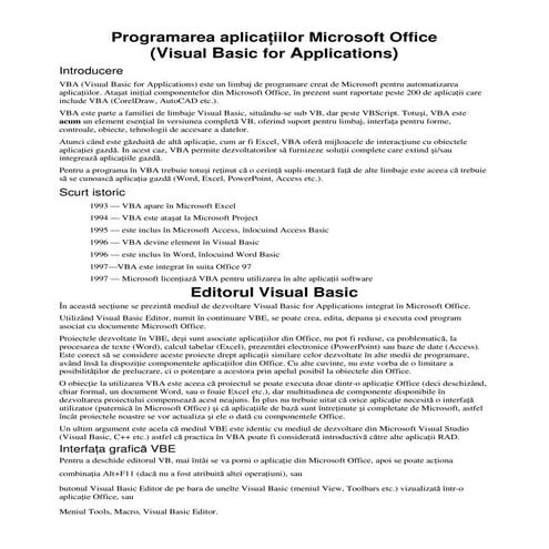 218359108 programarea aplicatiilor ms office visual basic pentru ...