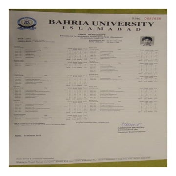 Final Transcript BBA | PDF