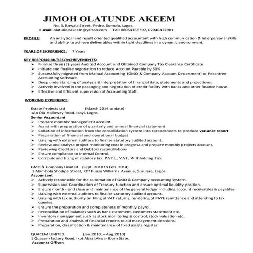 Auditor - Fully Editable ATS Resume Template.docx
