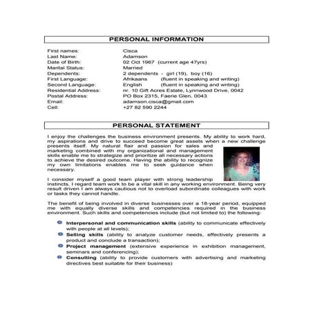 CV-Cisca Adamson 2015 | PDF | Business Expos & Conferences | Events