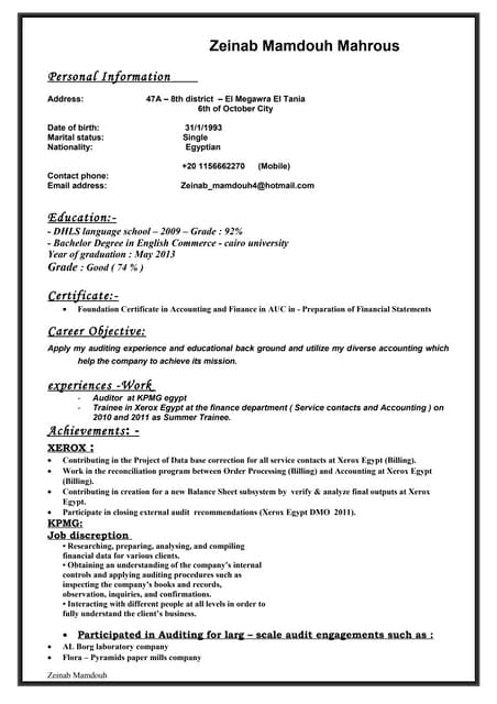 My CV | PDF