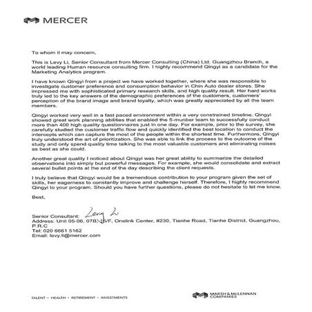 reference-mercer | PDF