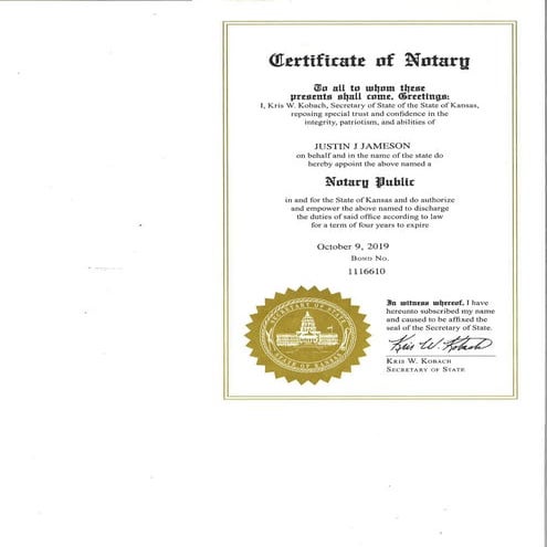Notary Public Certification