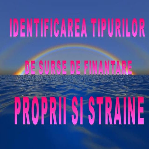 219242284-Surse-de-Finantare-Proprii-Si-Straine.ppt