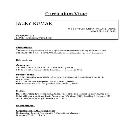 Billing Engineer_CV | DOCX