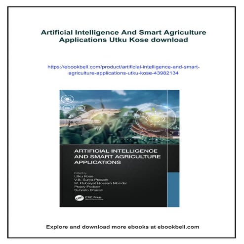 Artificial Intelligence And Smart Agriculture Applications Utku Kose | PDF