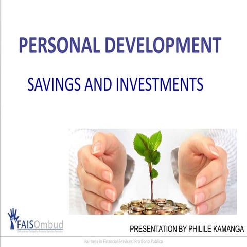 savings and investment slides | PPTX