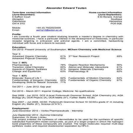Dr Andrew Russell CV | PDF