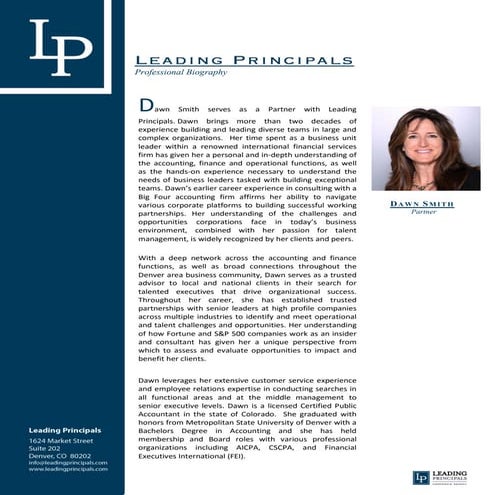 Professional Bio | PDF