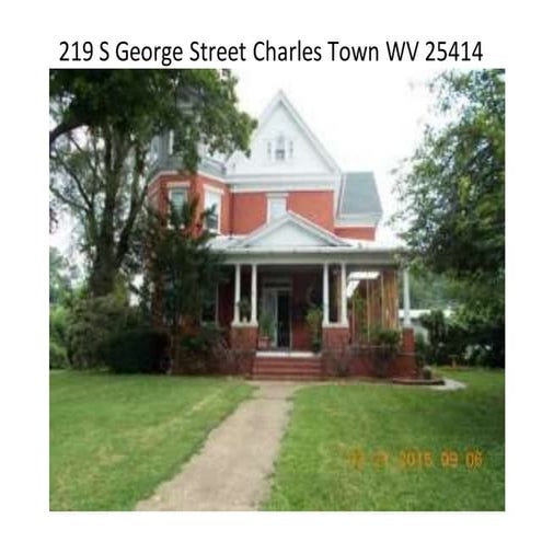 219 S George Street Charles Town WV 25414 | DOCX