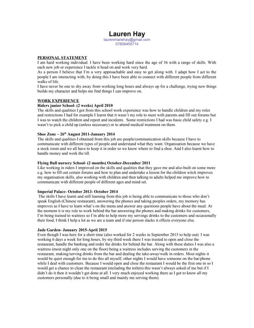 ALAN CRAIG Functional CV | RTF