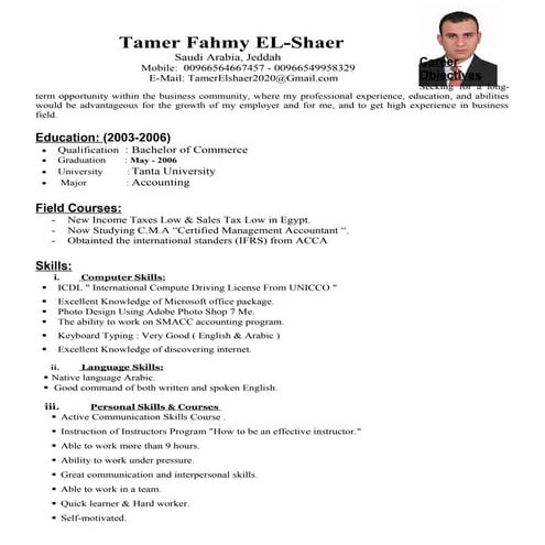 Tamer EL-Shaer 2016 | DOC