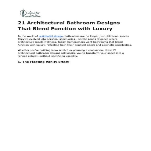 21 Architectural Bathroom Designs That Blend Function with Luxury.pdf