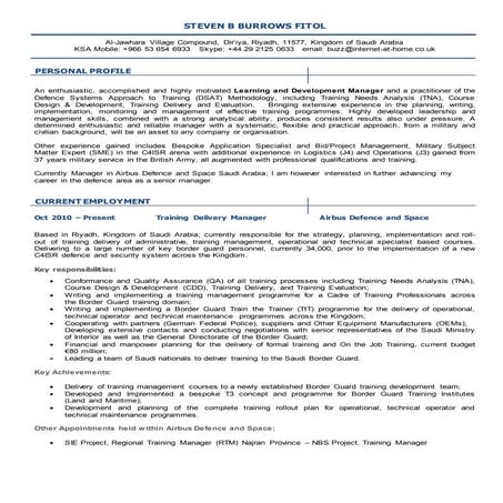 Steven Burrows CV - 01-11-2014 | DOCX