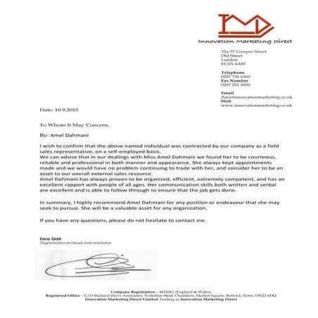 Maggie Letter of Recommendation | DOCX