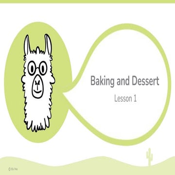 ESL English language learning Baking and Desserts.pdf