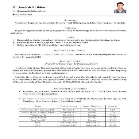 Nitin (Resume) | DOCX