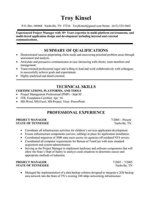 Joe McLaughlin Resume | PDF