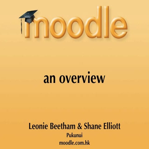 Brief Moodle Overview | KEY | Operating Systems | Computer Software and Applications