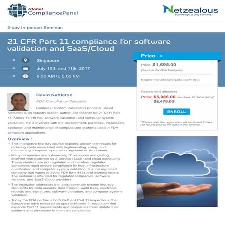 21 cfr part 11 compliance for software validation and saa s | PDF