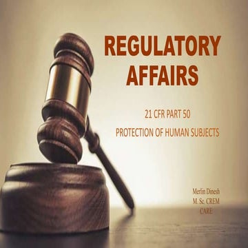 21 CFR PART 50.pptx