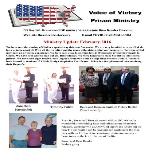 02 Ministry Update 2-16 | PDF