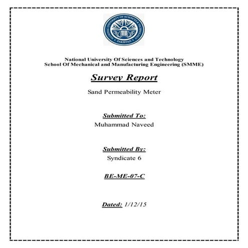 Survey Report | DOCX