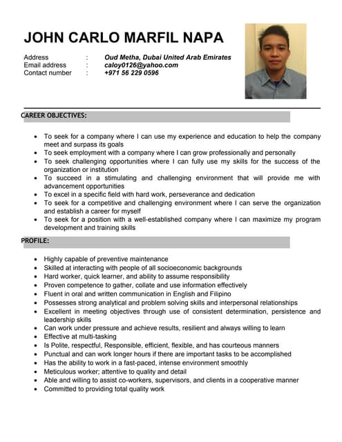 ohida cv | PDF