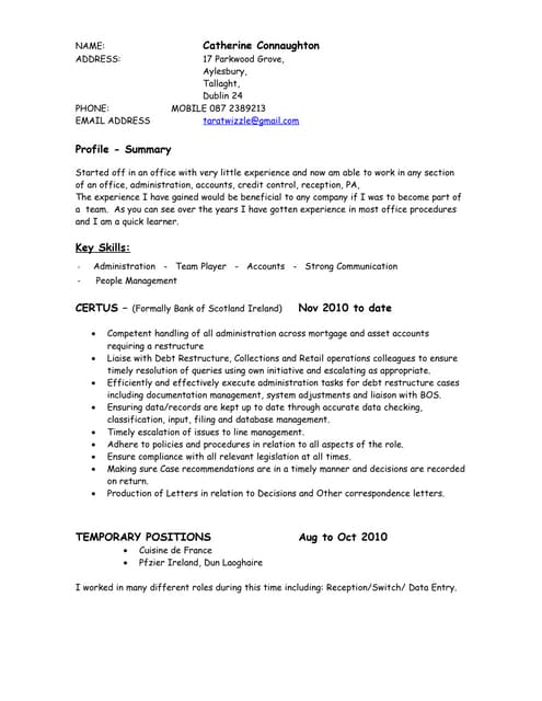 Catherine Connaughton presentations