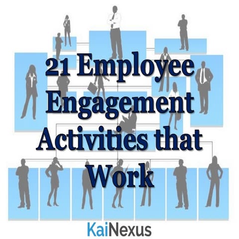 21 Employee Engagement Activities that Work | PDF