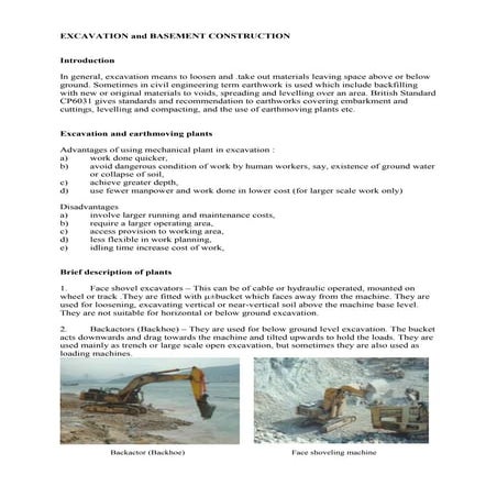 Trenching & Excavation | PPTX