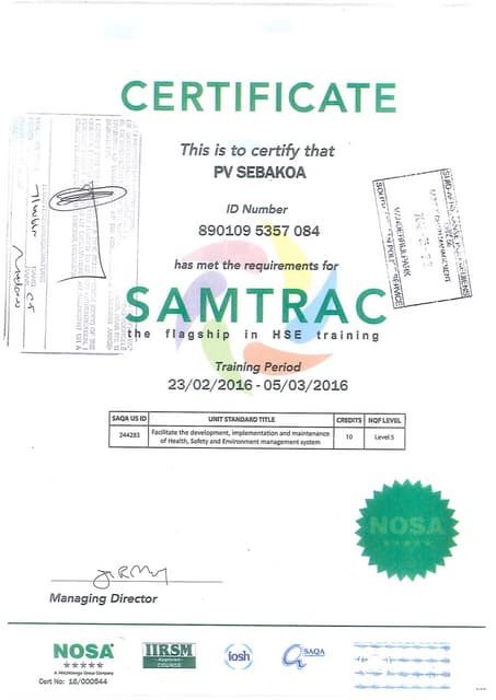 Academic Record (1) | PDF