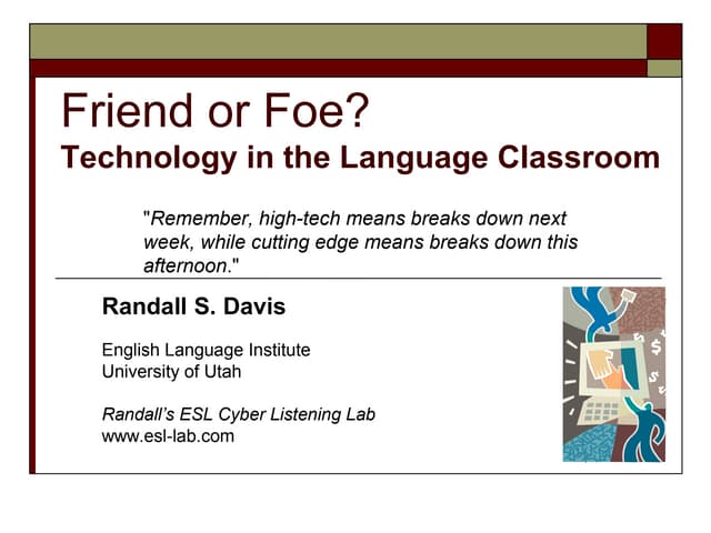 Technology Integration: The RAT – Replacement, Amplification, and ...