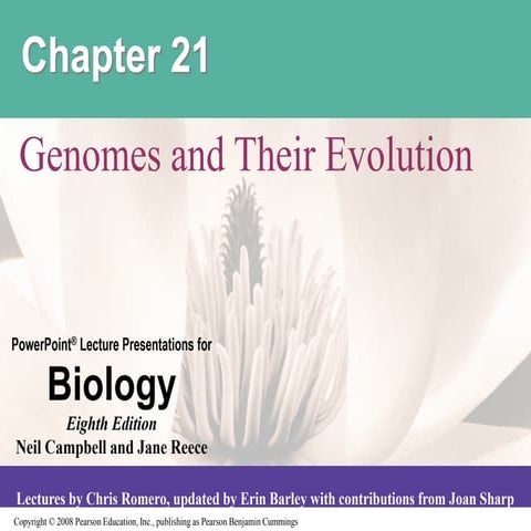 Genomes and Their Evolution detailed explanation | PPT