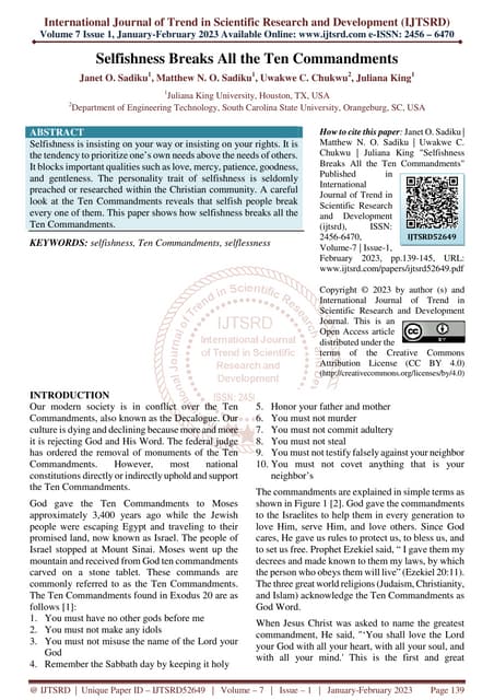 Ten Commandments GRADE 7 | PPT