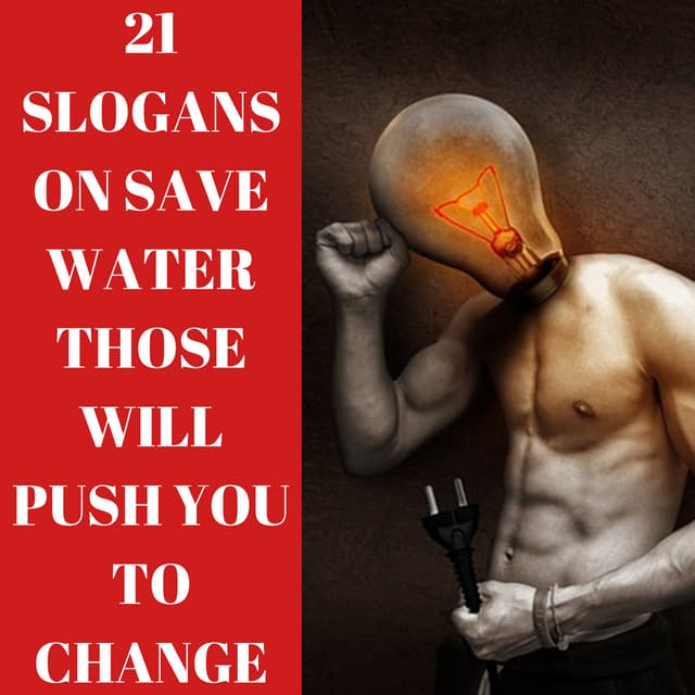21 slogans on save water | PDF