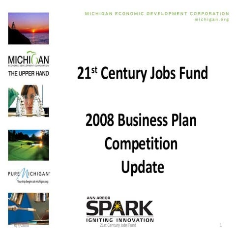 21st Century Jobs Fund 2008 Competition Update | PPT